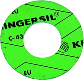 KLINGER Gaskets, Asbestos Free, Green, C4300 2mm 1 1/4"